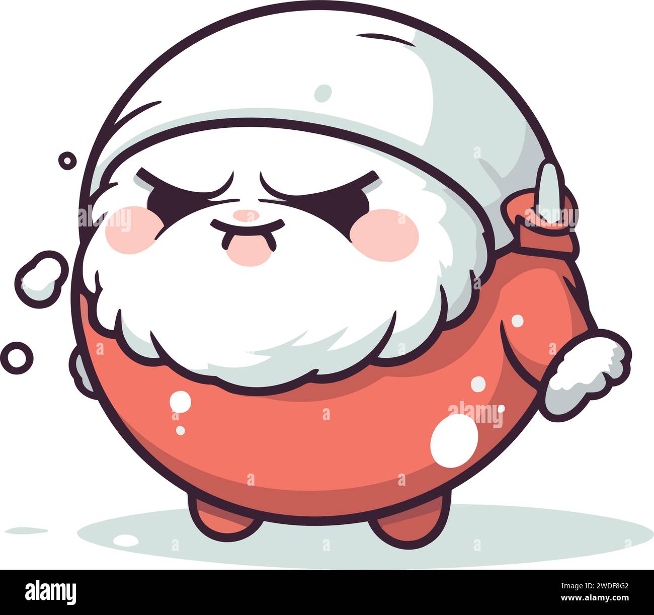 Crying snowman Stock Vector Images - Alamy