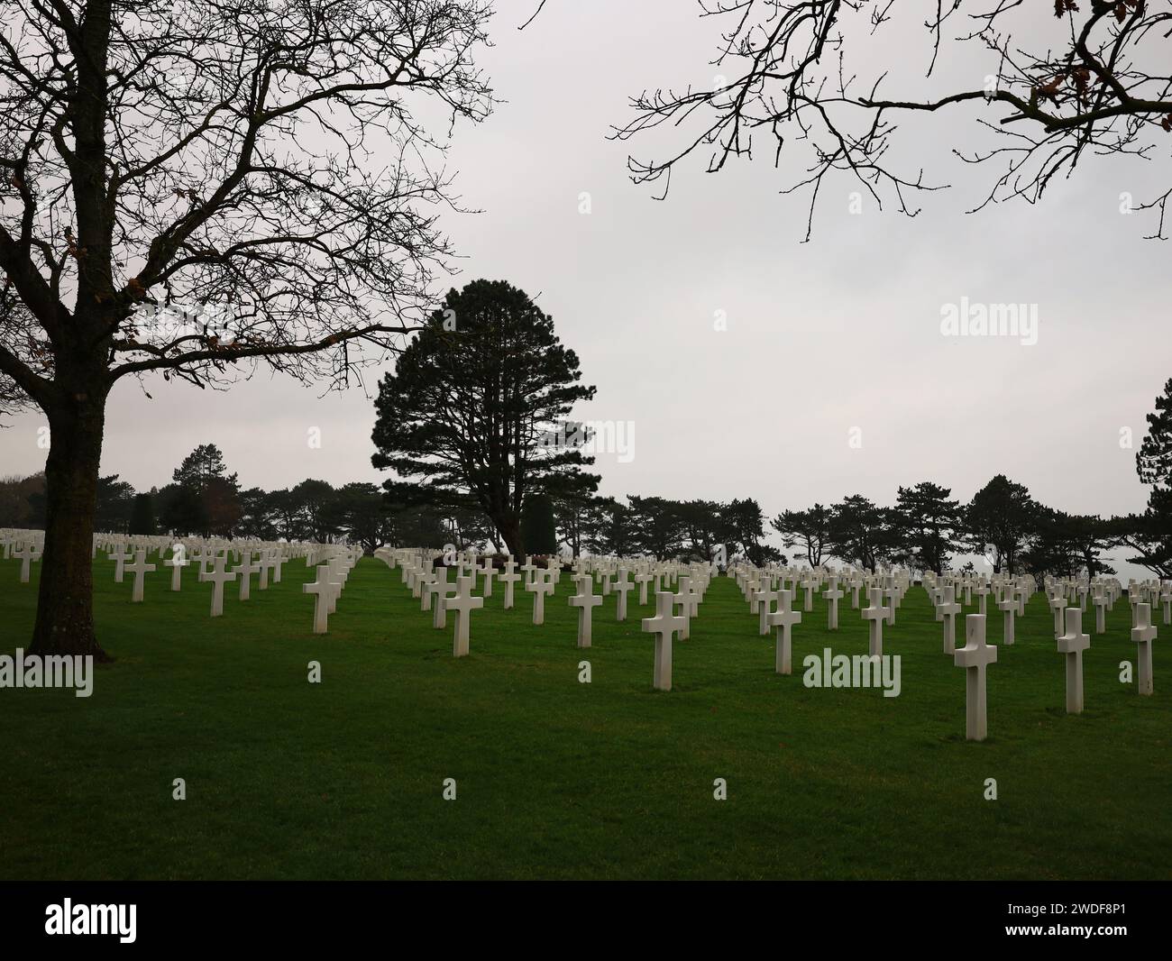 The Normandy American Cemetery and Memorial is a World War II cemetery ...