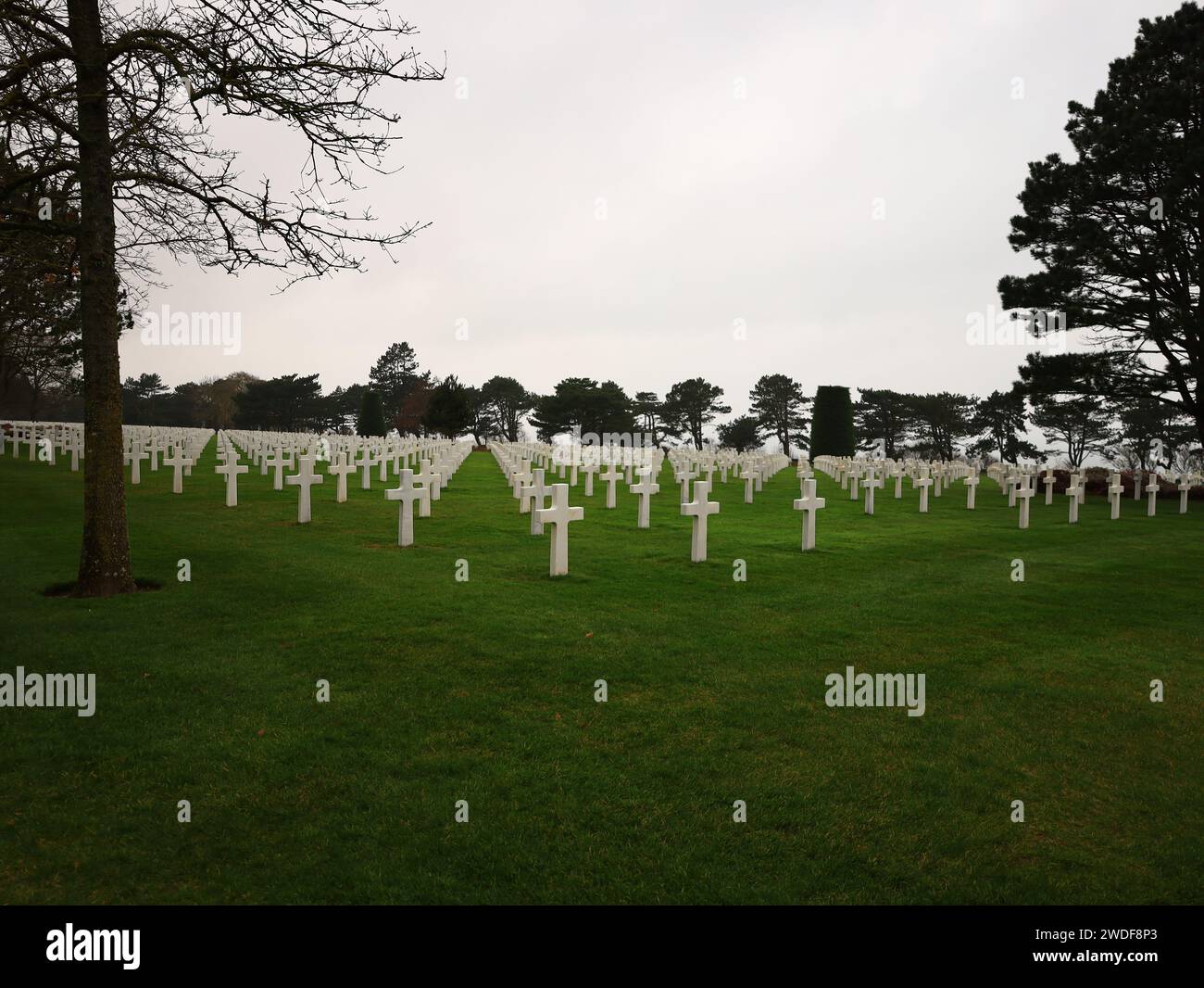 The Normandy American Cemetery and Memorial is a World War II cemetery ...