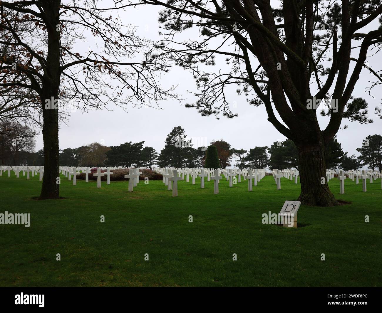 The Normandy American Cemetery and Memorial is a World War II cemetery ...