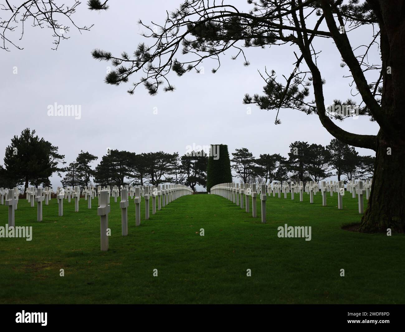 The Normandy American Cemetery and Memorial is a World War II cemetery ...
