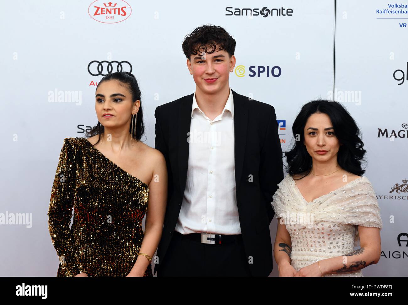 Munich, Germany. 20th Jan, 2024. 48th German Film Ball: New stars Bayan ...