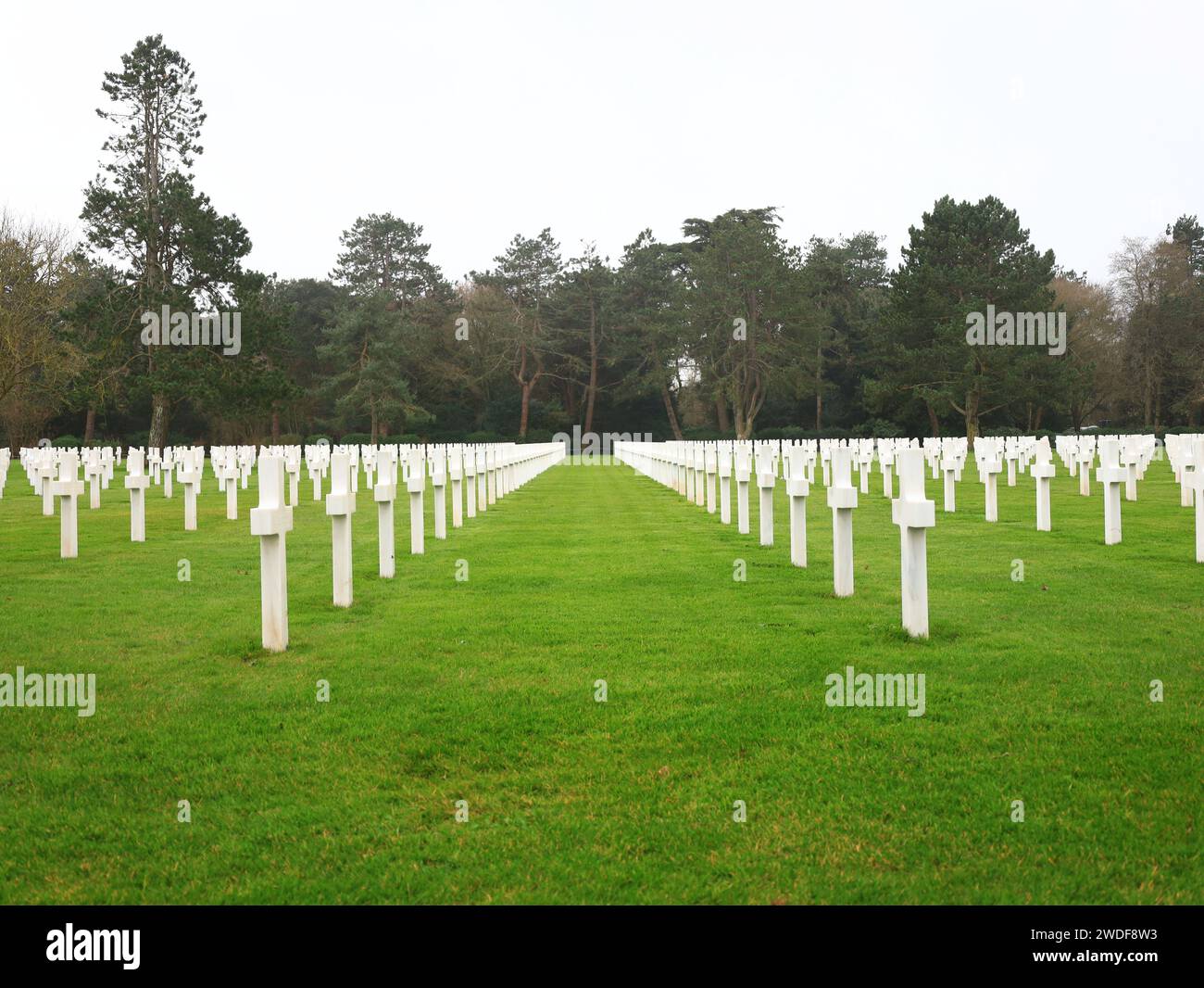 The Normandy American Cemetery and Memorial is a World War II cemetery ...