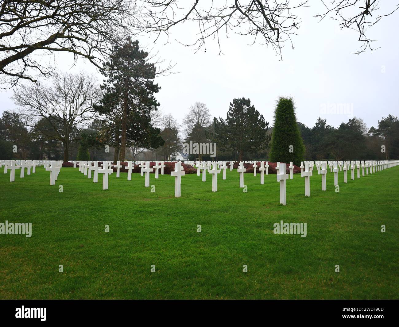 The Normandy American Cemetery and Memorial is a World War II cemetery ...
