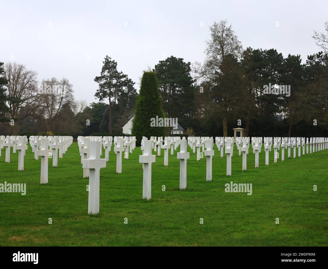 The Normandy American Cemetery and Memorial is a World War II cemetery ...