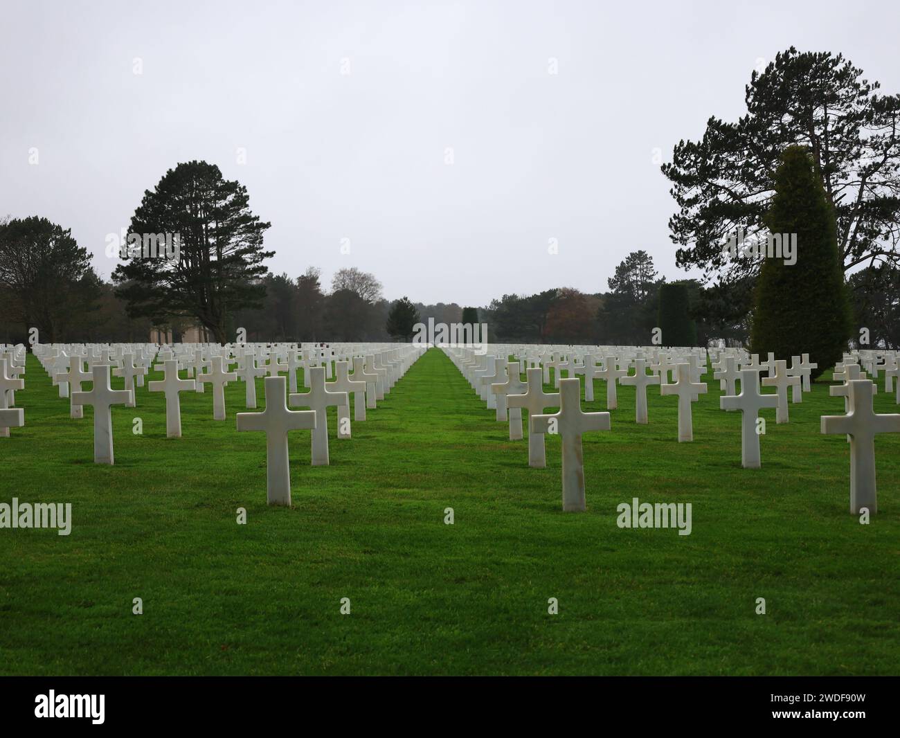 The Normandy American Cemetery and Memorial is a World War II cemetery ...