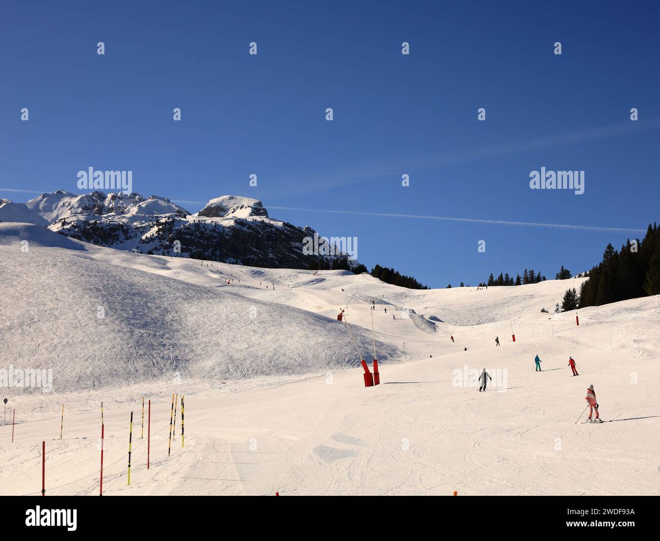The Three Valleys is a ski region in the Tarentaise Valley in the ...