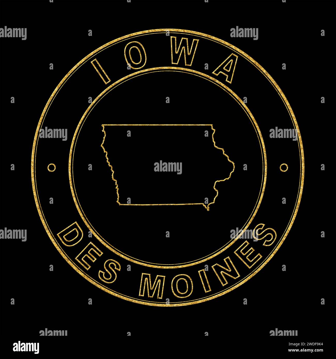 Iowa wealth map hi-res stock photography and images - Alamy