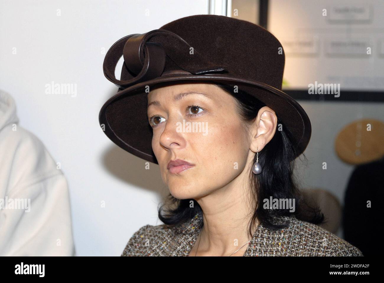 Princess Alexandra of Denmark arrives and talks Journior Achievement ...