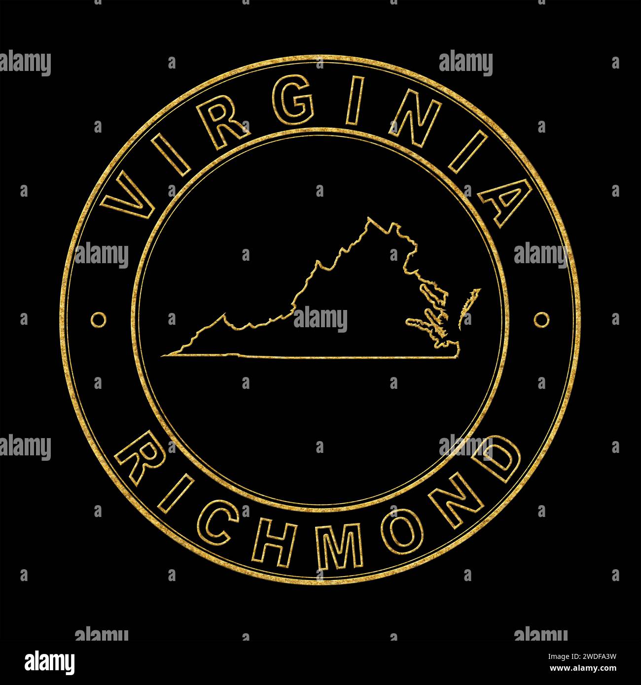 Virginia wealth map hi-res stock photography and images - Alamy