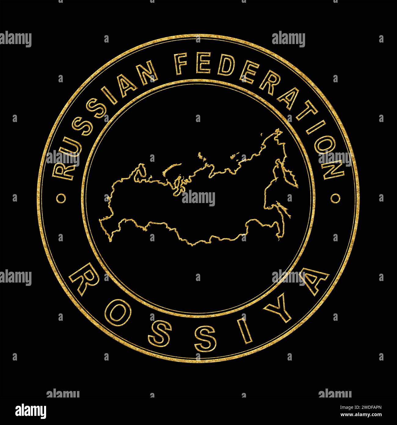 Map russia stamp hi-res stock photography and images - Alamy