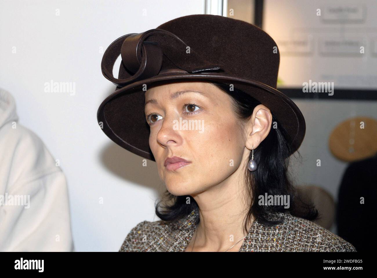 Princess Alexandra of Denmark arrives and talks Journior Achievement ...