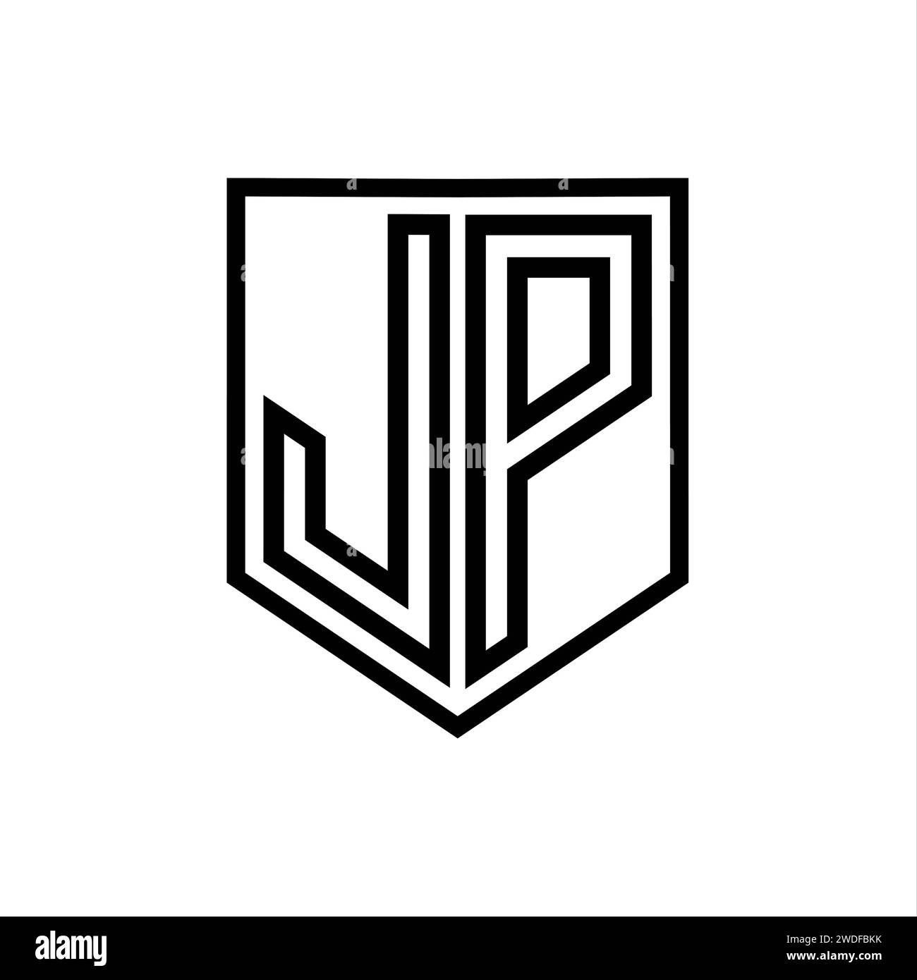 Letter jp logo hi-res stock photography and images - Alamy