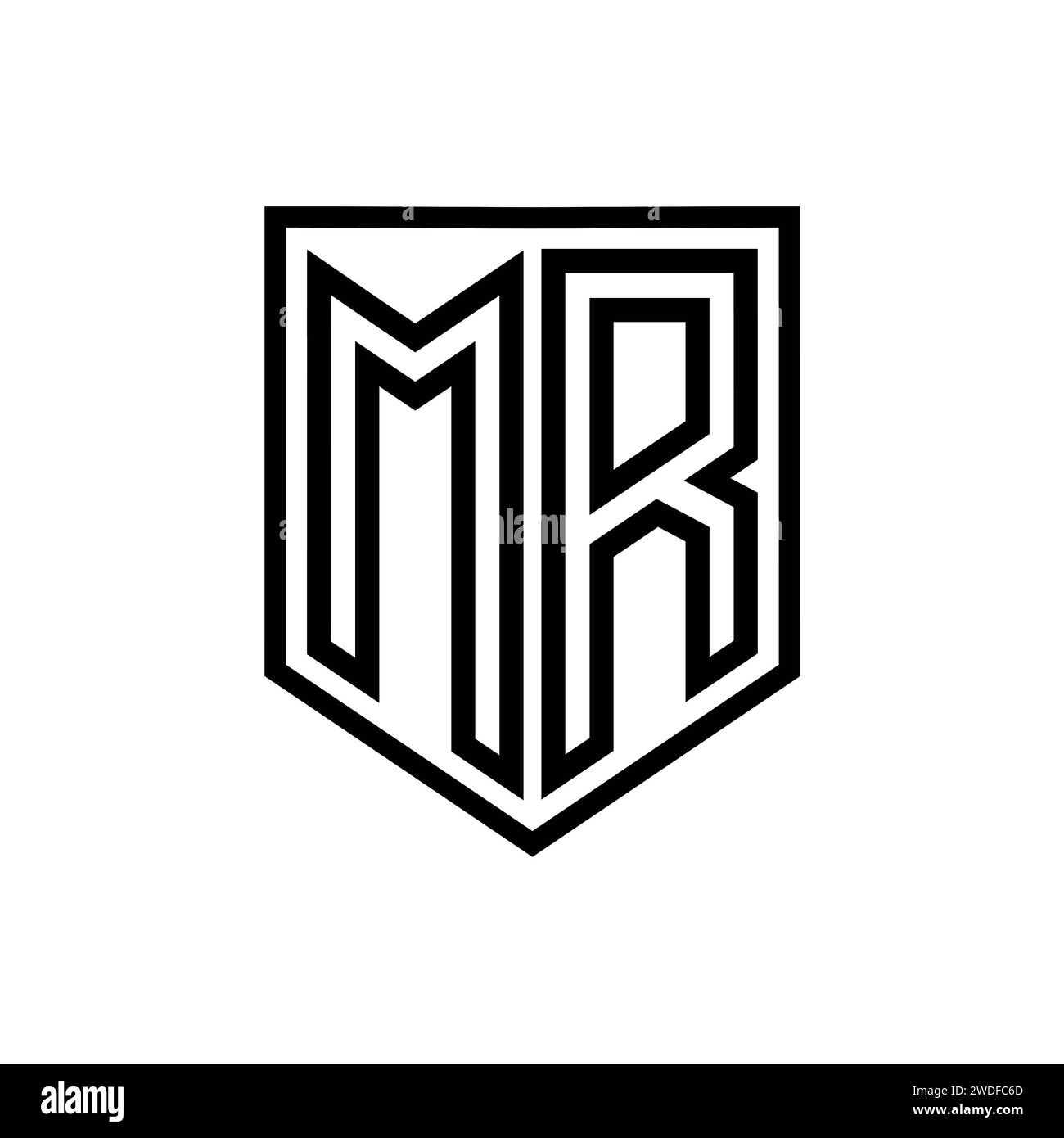 Letter mr logo hi-res stock photography and images - Alamy