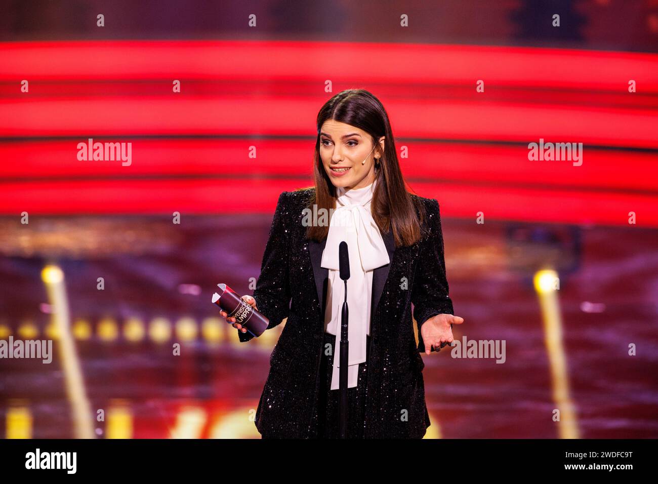 Munich, Germany. 19th Jan, 2024. Sandra Rieß, German radio and ...