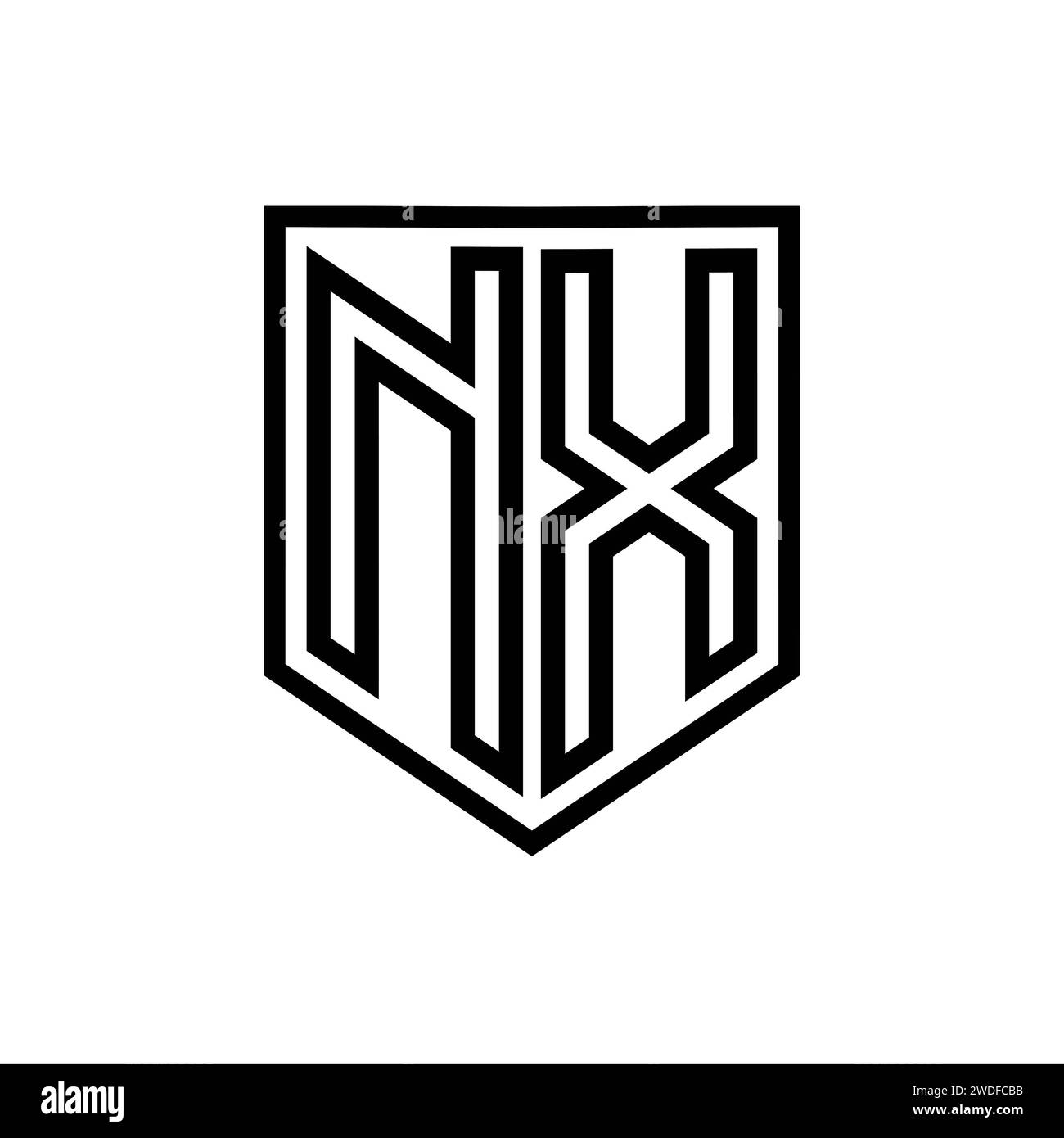 Nx font Black and White Stock Photos & Images - Alamy