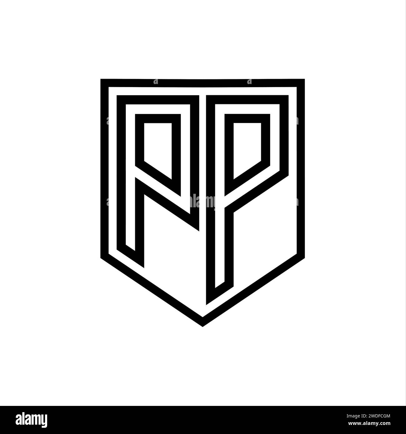 Pp logo Black and White Stock Photos & Images - Alamy