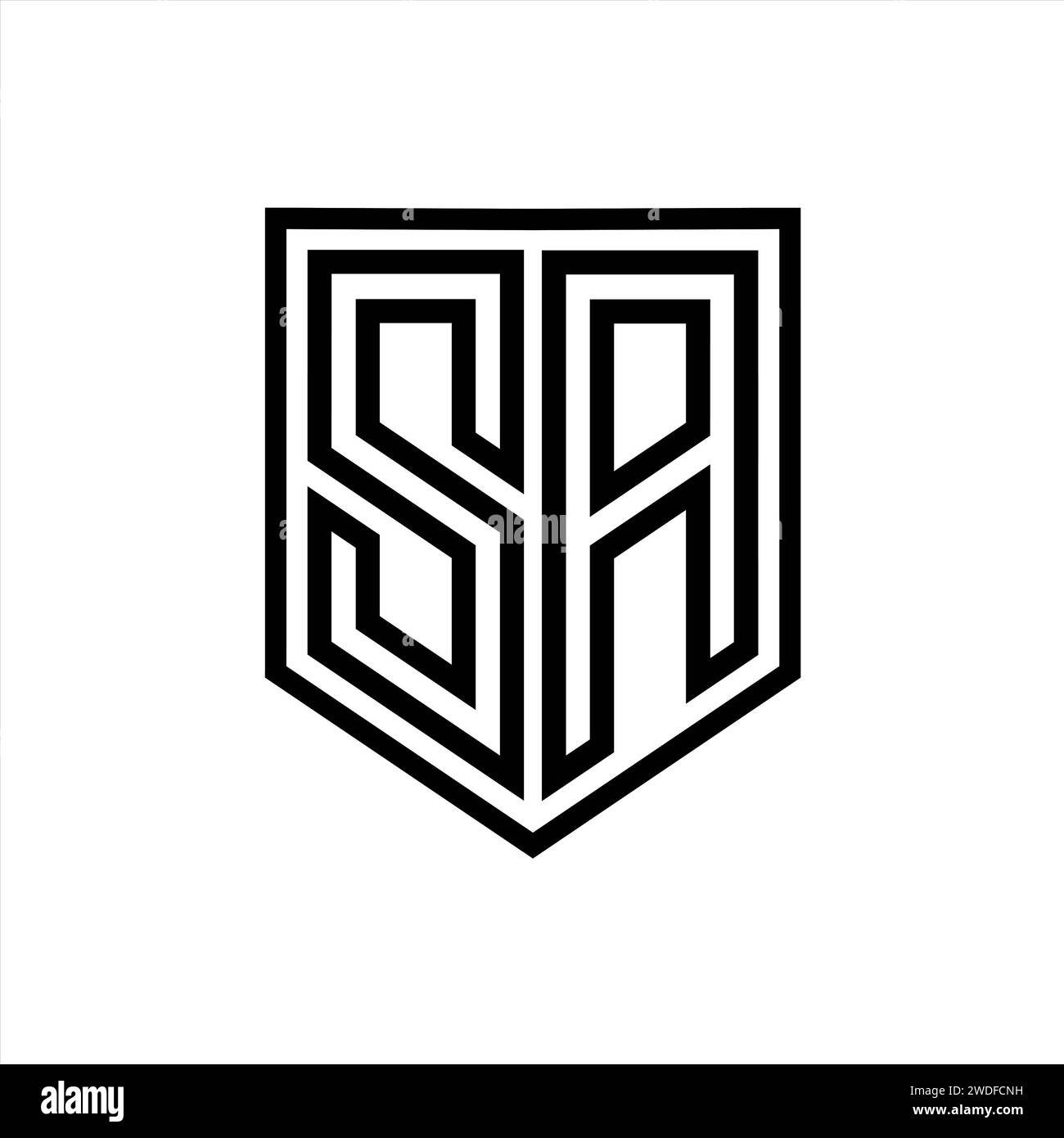 Sa logo design hi-res stock photography and images - Alamy