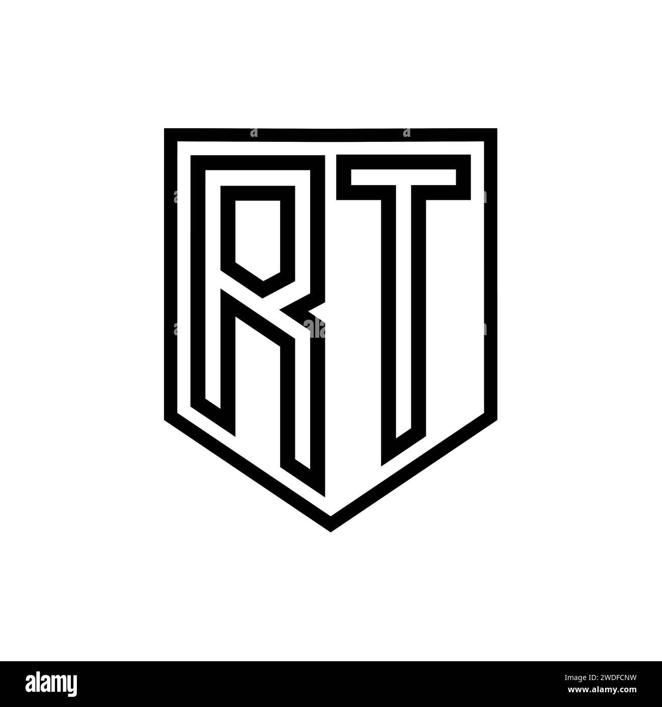 Letter rt logo hi-res stock photography and images - Alamy