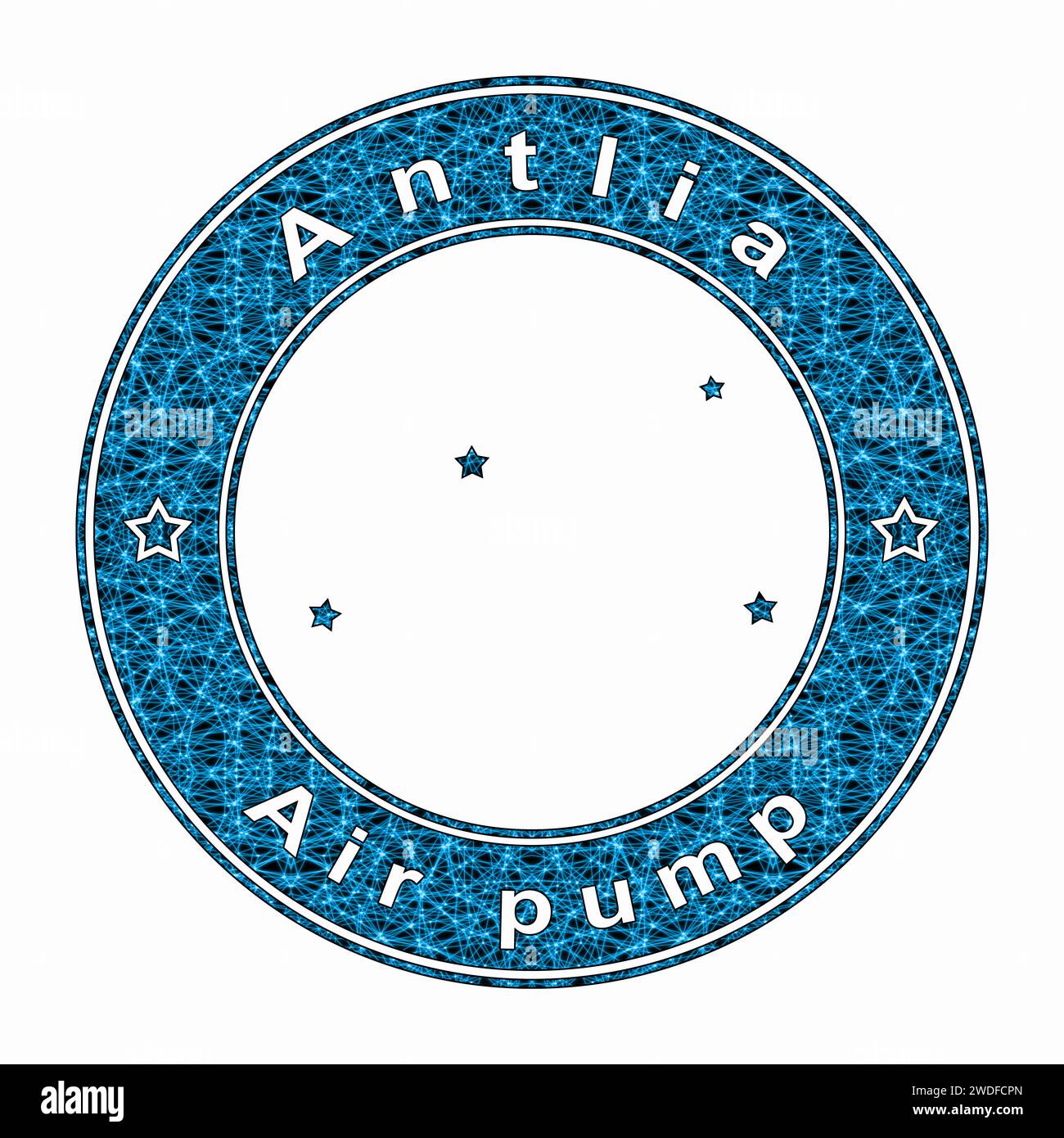 Antlia Star Constellation, Cluster of Stars, Pump Constellation Stock Photo - Alamy