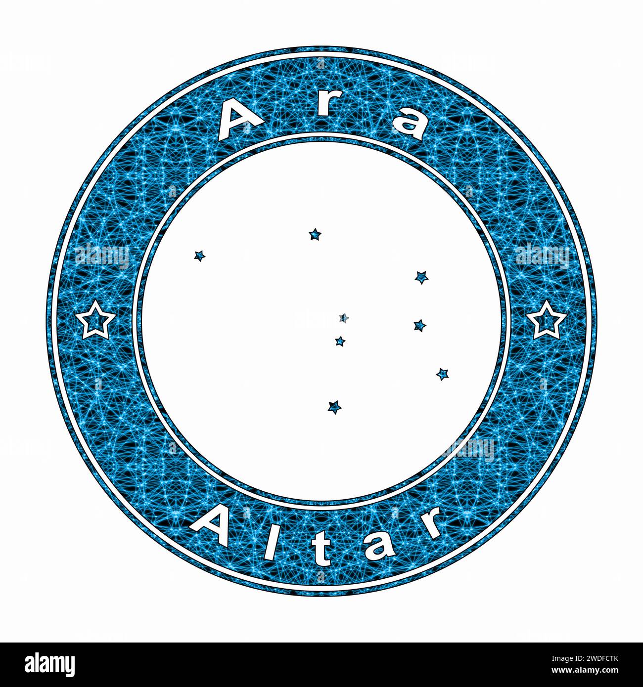 Ara Star Constellation, Cluster of Stars, Altar Constellation Stock ...