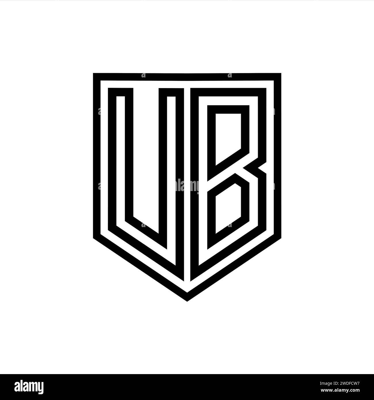 Monogram ub hi-res stock photography and images - Alamy