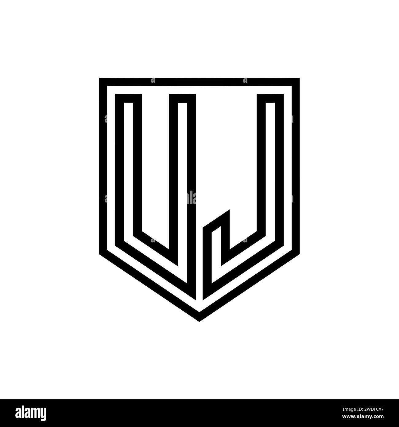Letter uj logo hi-res stock photography and images - Alamy