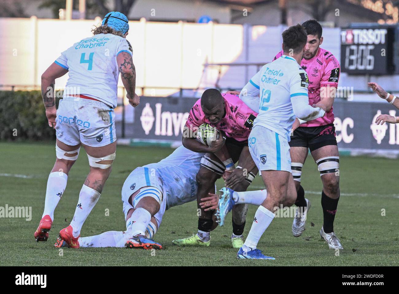Treviso, Italy. 20th Jan, 2024. Alessandro Izekor ( Benetton Rugby ...