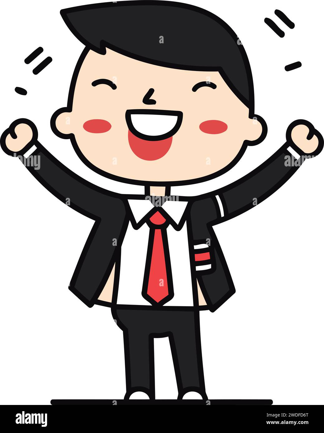 Excited expression Stock Vector Images - Alamy