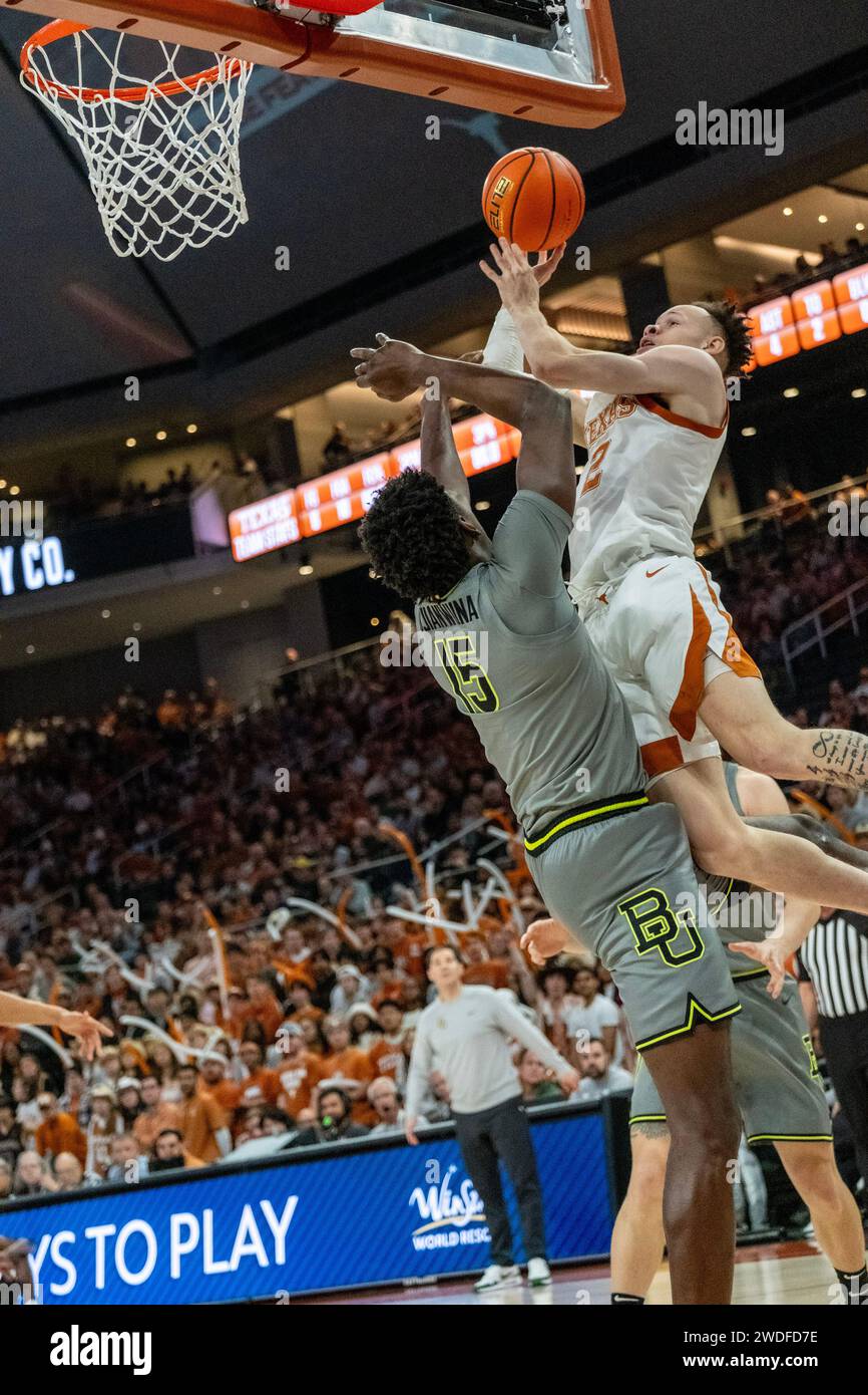 Texas, USA. 20th Jan, 2024. Chendall Weaver #2 of the Texas Longhorns ...