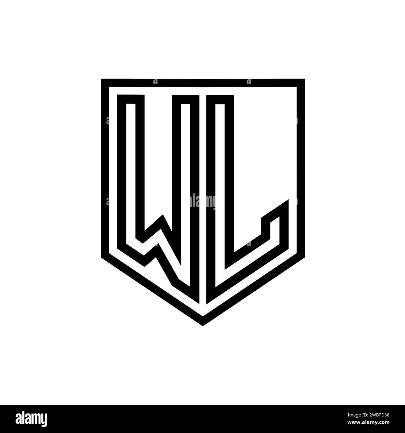 Wl logos Black and White Stock Photos & Images - Alamy