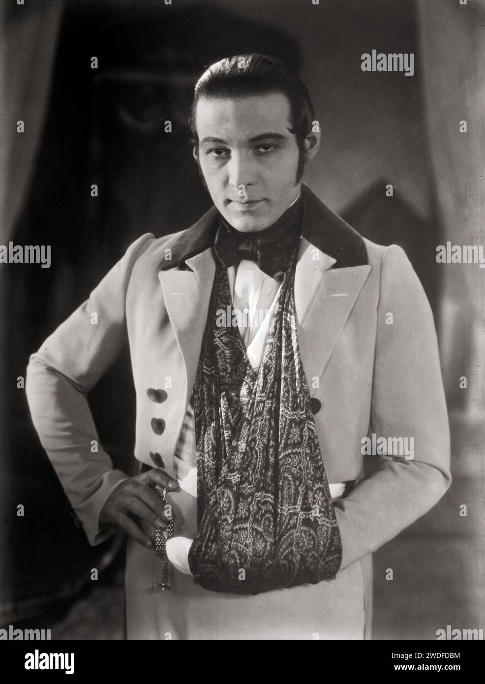 Photograph of film actor Rudolph Valentino (with a sling) as Vladimir ...