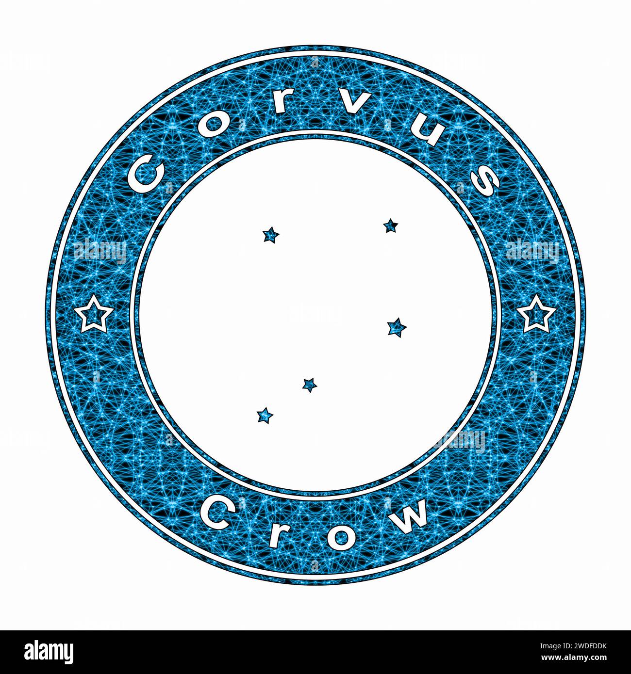 Corvus Star Constellation, Cluster of Stars, Crow Constellation Stock ...