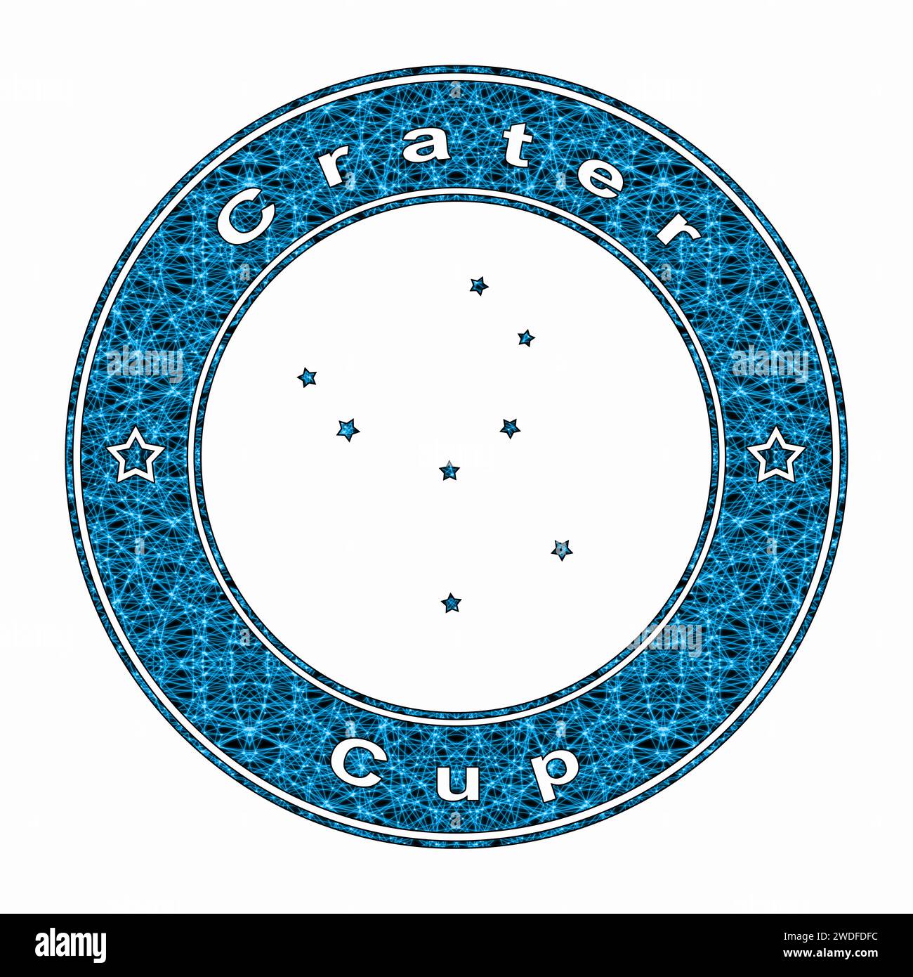 Crater Star Constellation, Cluster of Stars, Cup Constellation Stock ...