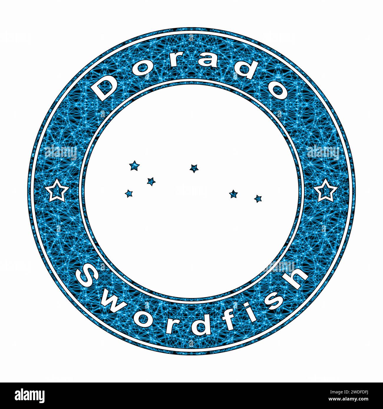 Dorado Star Constellation, Cluster of Stars, Dolphinfish Constellation ...