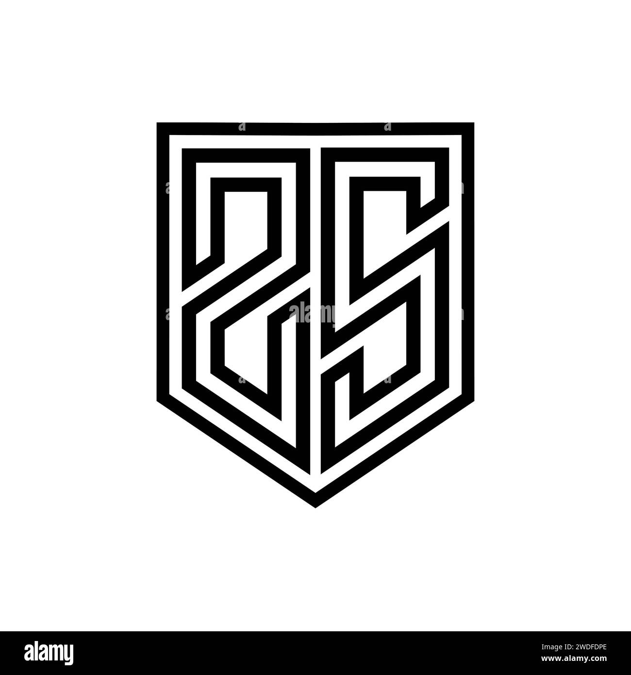 Letter zs logo hi-res stock photography and images - Alamy