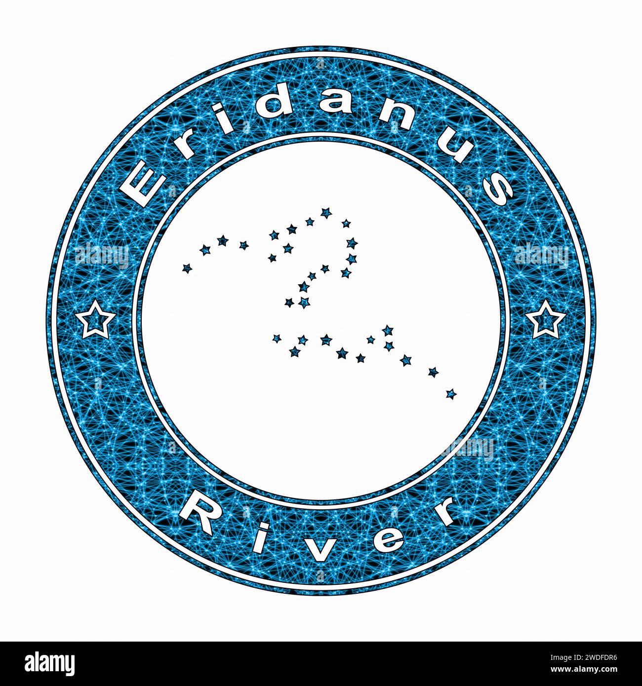 Eridanus Star Constellation, Cluster of Stars, Celestial River Constellation Stock Photo - Alamy