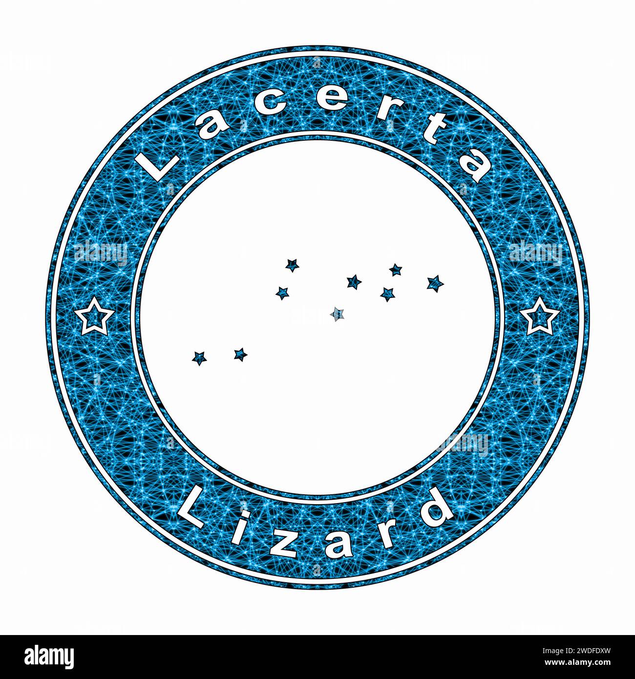 Lacerta Star Constellation, Cluster of Stars, Lizard Constellation ...