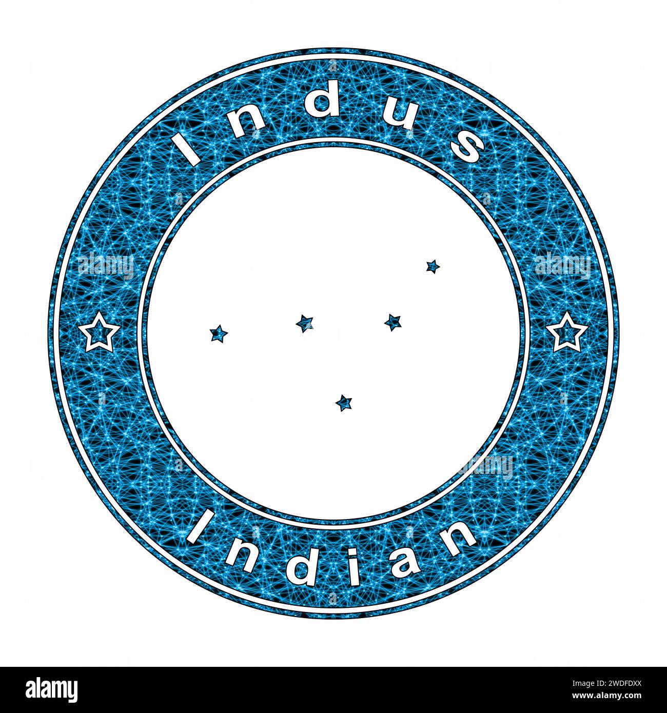 Indus Star Constellation, Cluster of Stars, Indian Constellation Stock ...