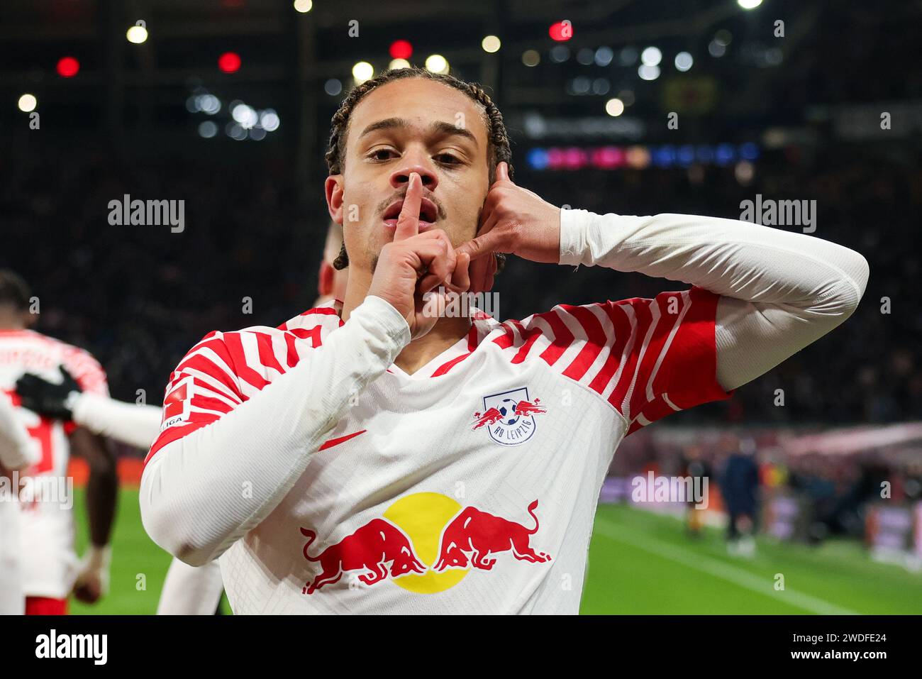 Leipzig, Germany. 20th Jan, 2024. Soccer: Bundesliga, RB Leipzig ...
