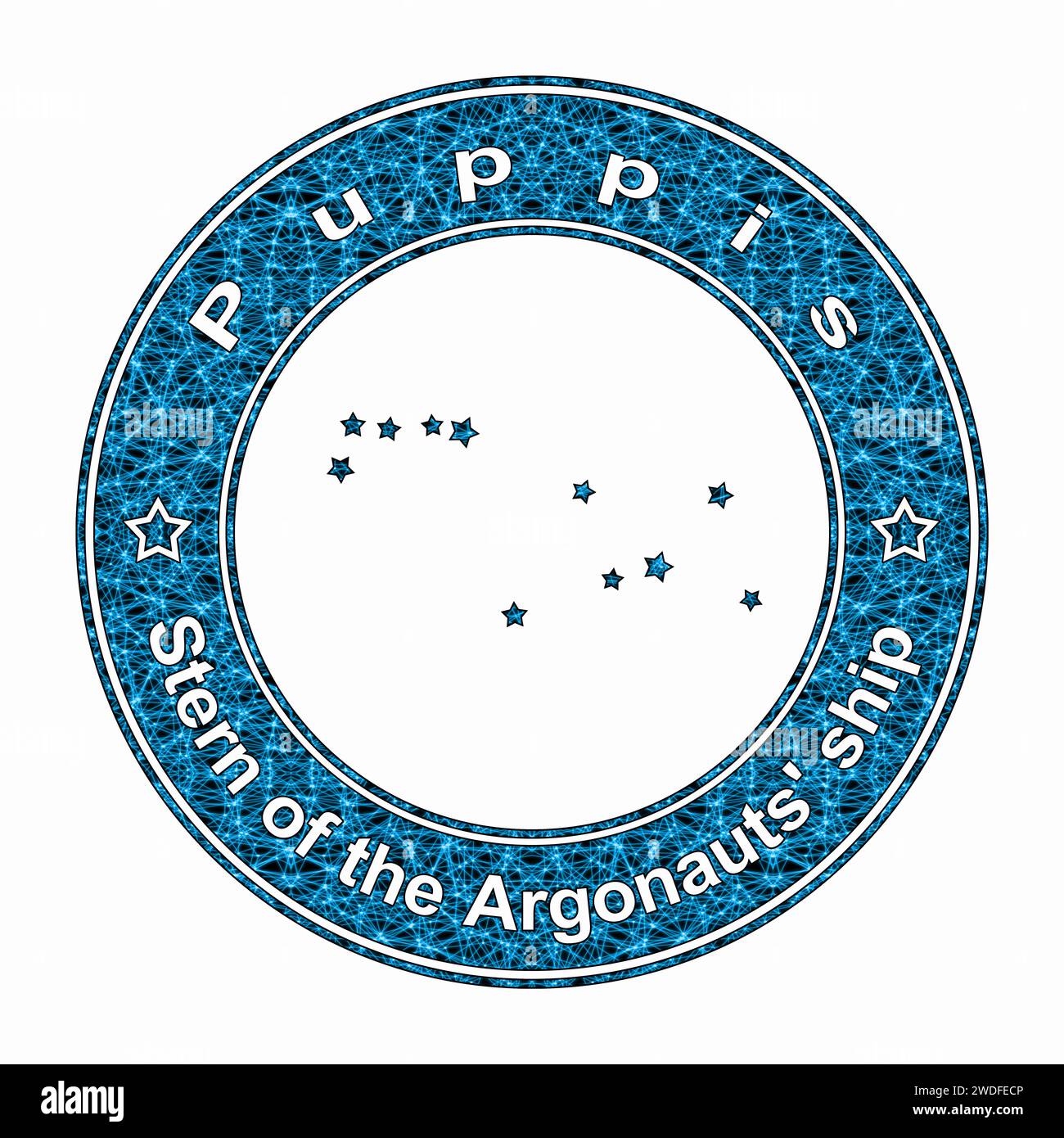 Puppis Star Constellation, Cluster of Stars, Poop Deck Constellation ...