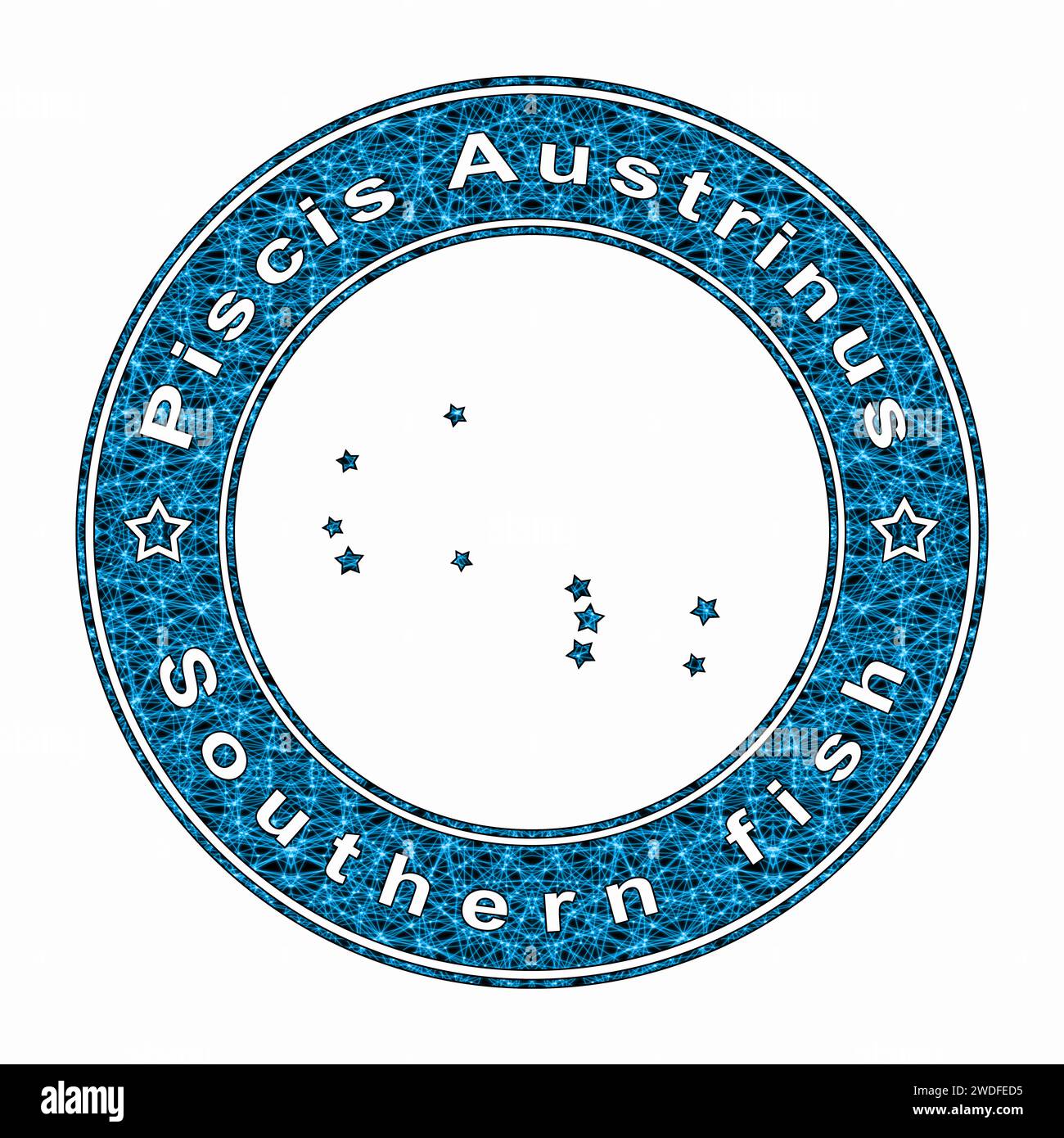 Piscis Austrinus Star Constellation, Cluster of Stars, Southern Fish ...