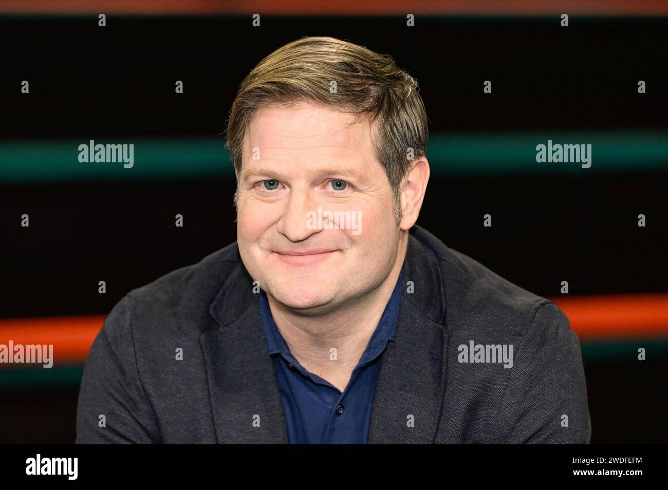 Markus lanz on german zdf talkshow hi-res stock photography and images ...