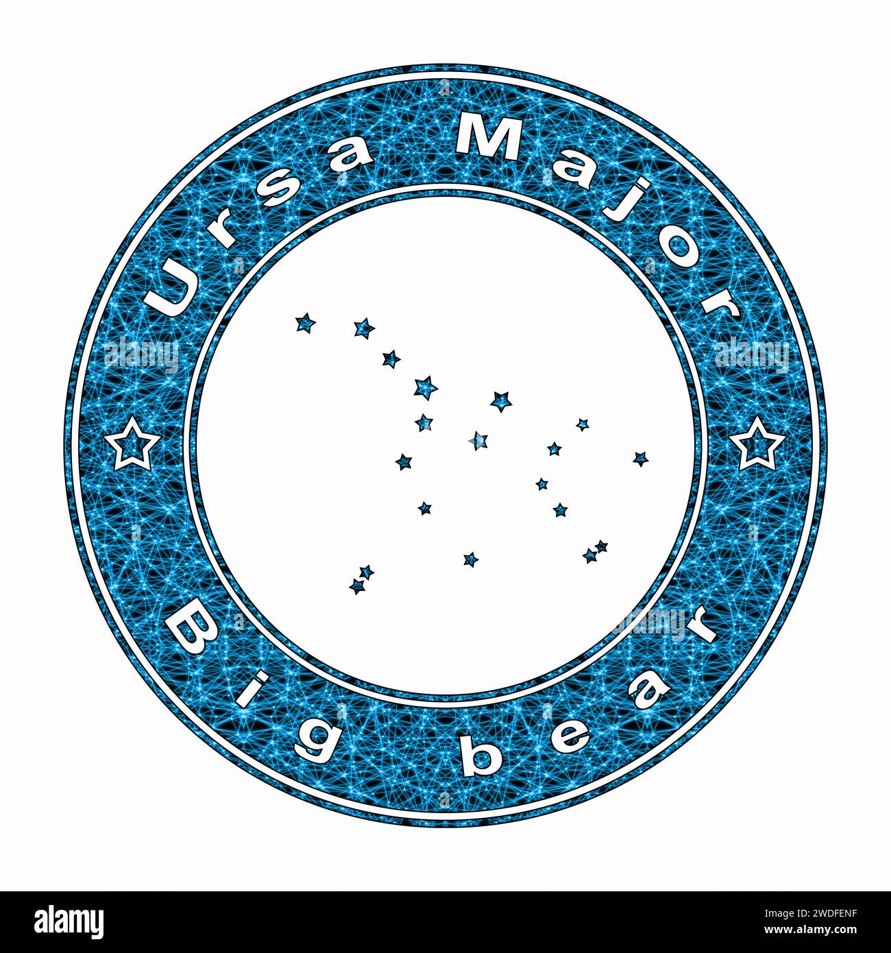 Ursa Major Star Constellation, Cluster of Stars, Great Bear ...