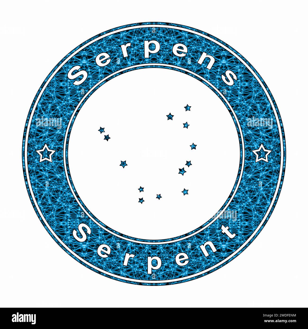 Serpens constellation Cut Out Stock Images & Pictures - Alamy