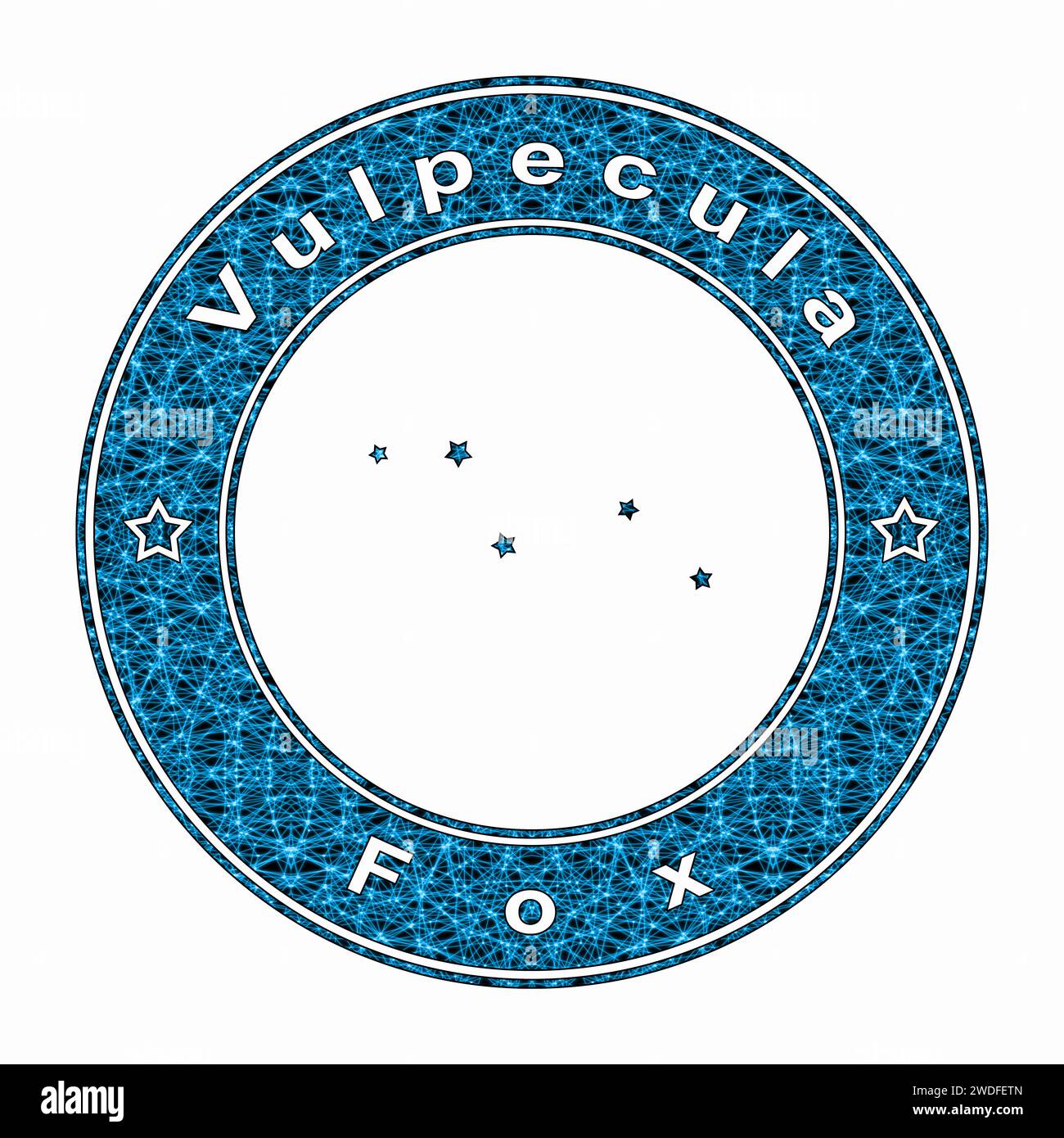 Vulpecula Star Constellation, Cluster of Stars, Fox Constellation Stock ...