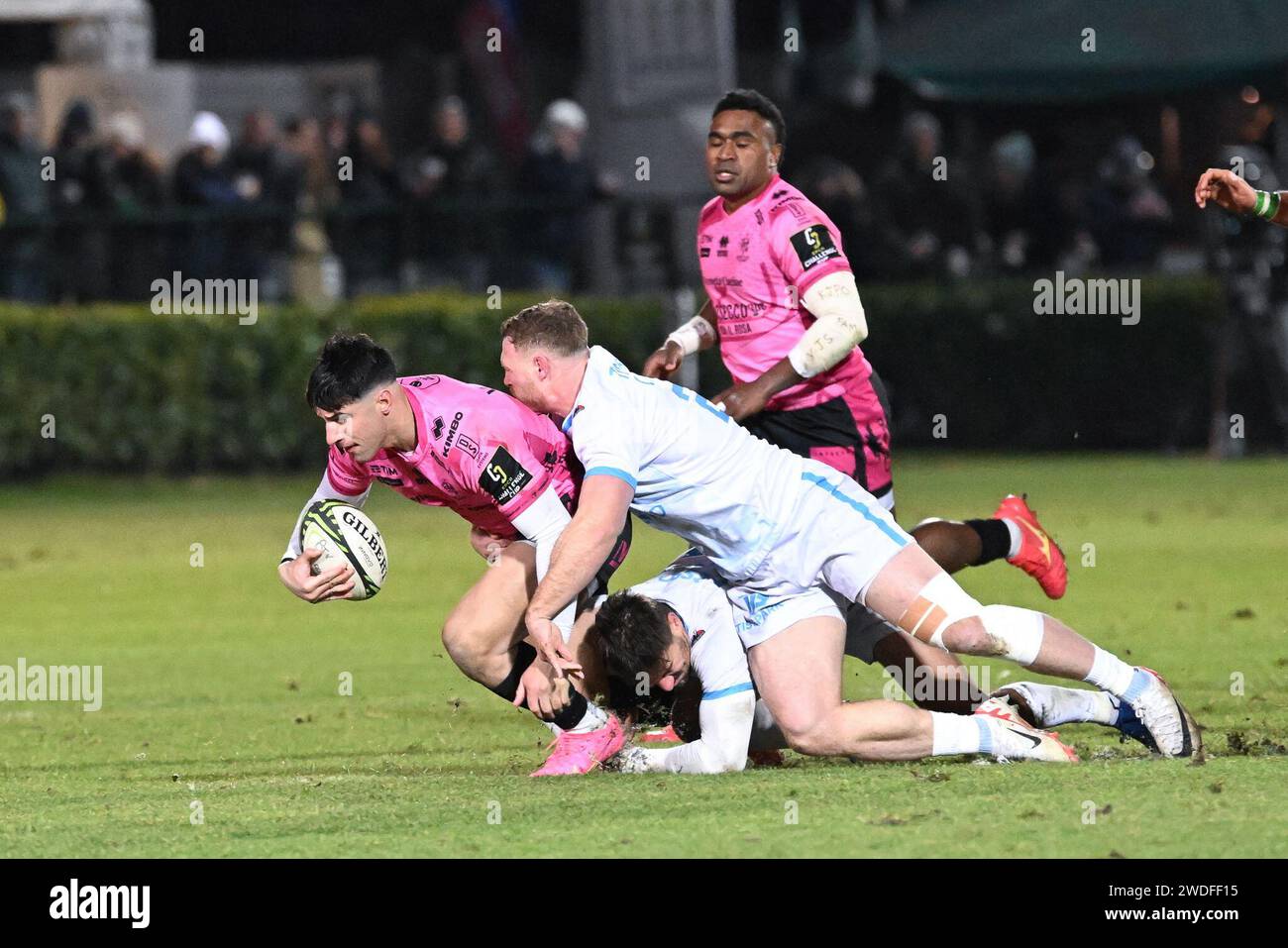 Treviso, Italy. 20th Jan, 2024. Tommaso Menoncello ( Benetton Rugby ...