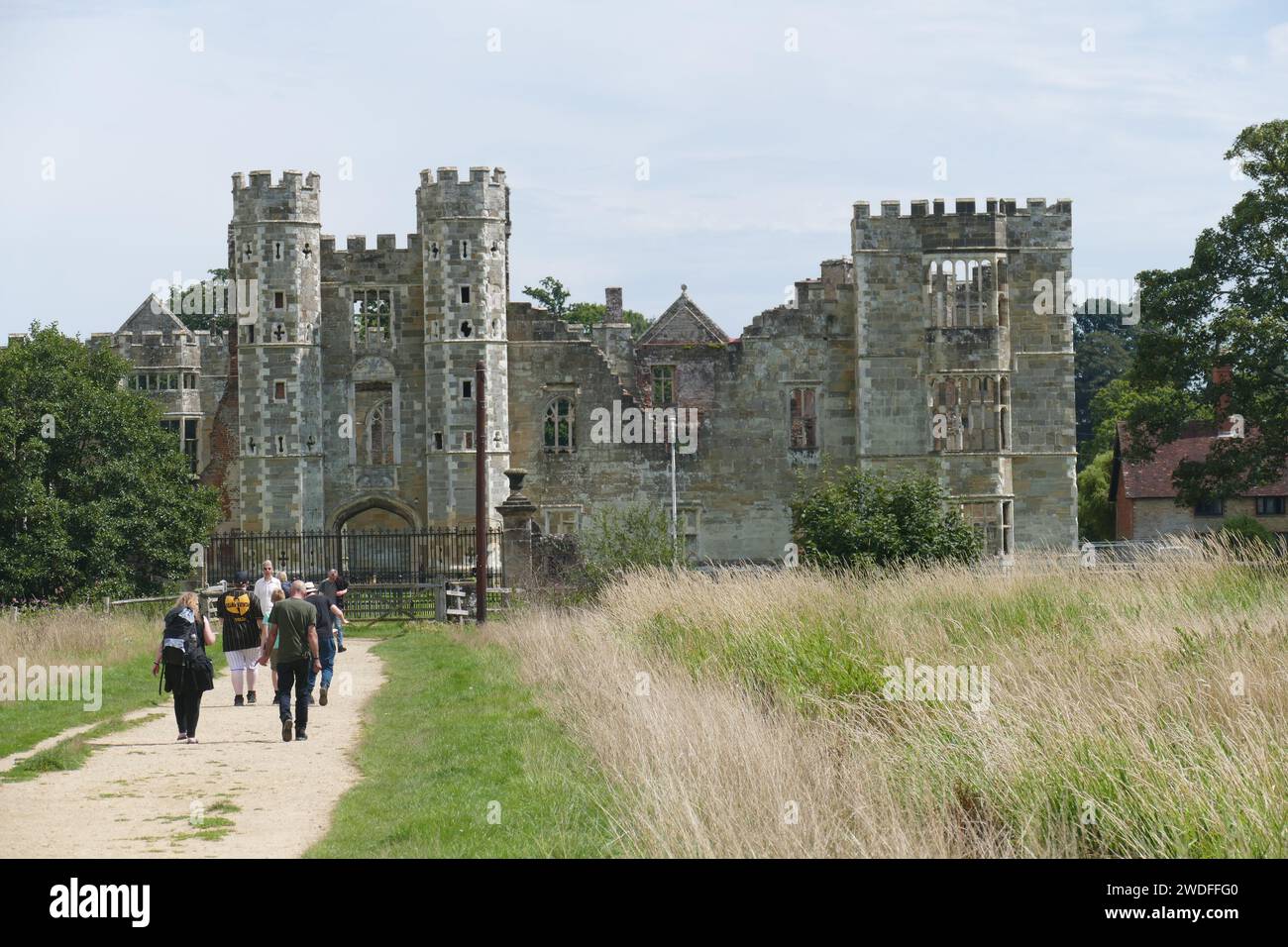 Cowdray Ruins at Midhurst, Sussex Stock Photo - Alamy