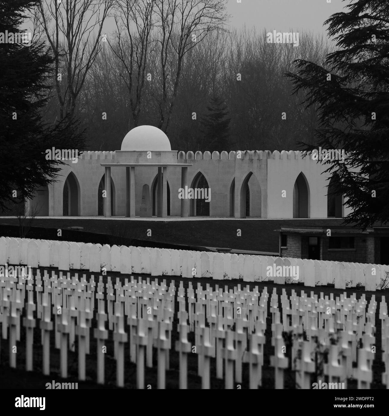 Memorial to the Muslim soldiers, National necropolis, Douaumont, Meuse ...