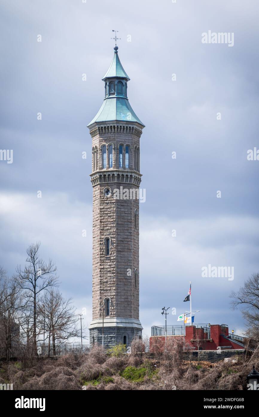 Highbridge Water Tower, Highbridge Park, Manhattan, New York Stock ...